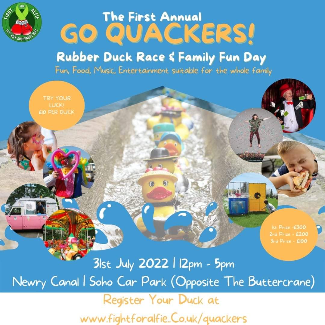 Let’s GO QUACKERS! At Newry Canal – CLANRYE NEWS