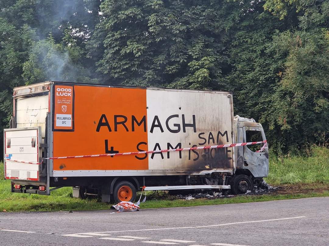 Lorries Painted In Armagh GAA Colours Burned Following All Ireland Win ...